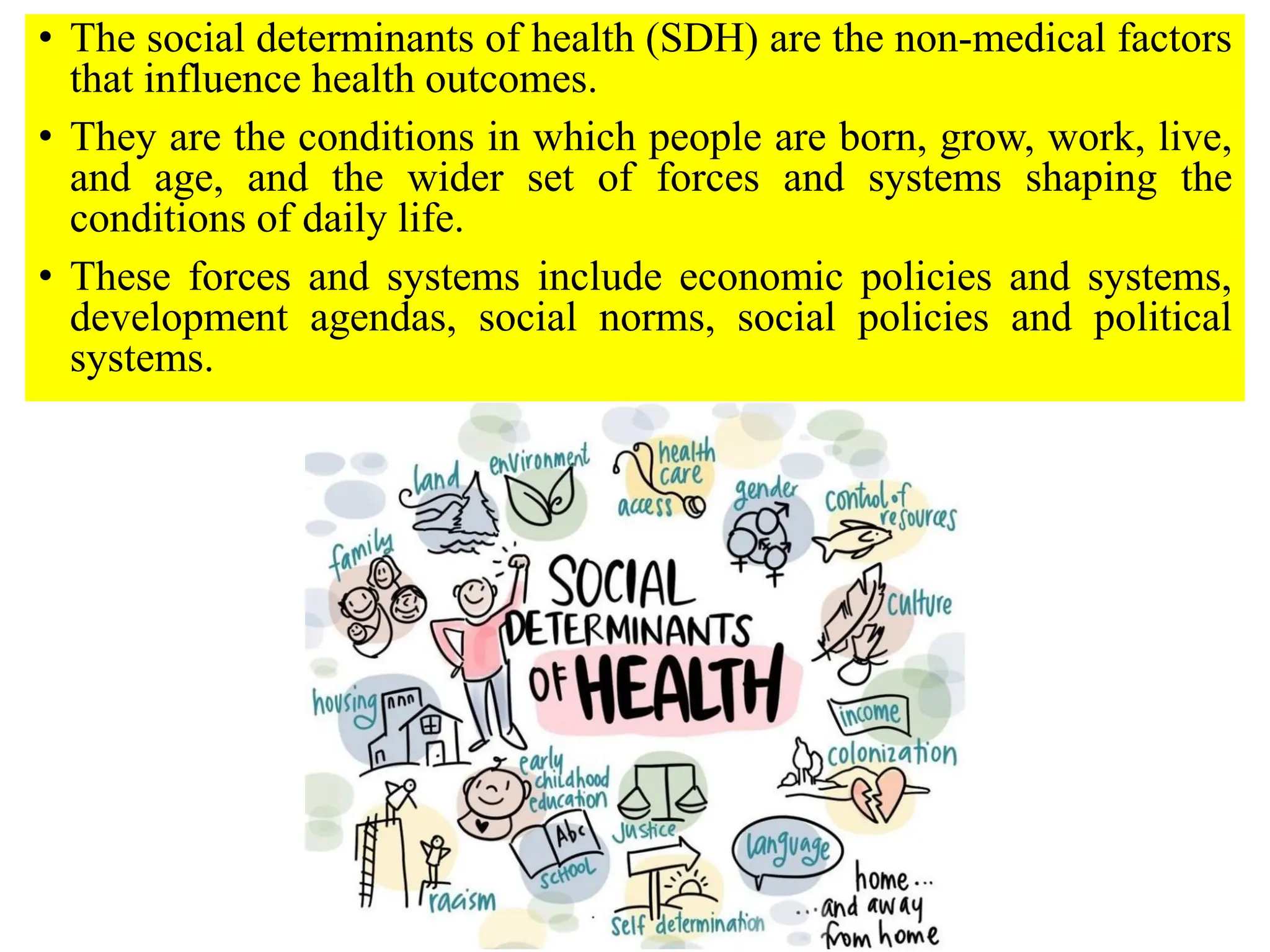 Social causes of disease (The social determinants of health) | PDF