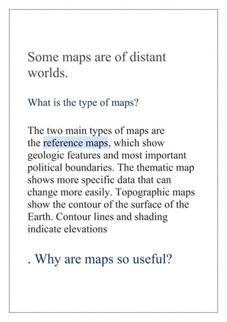 GLOBES AND MAPS . CLASS 5 SOCIAL/SCIENCE | DOCX