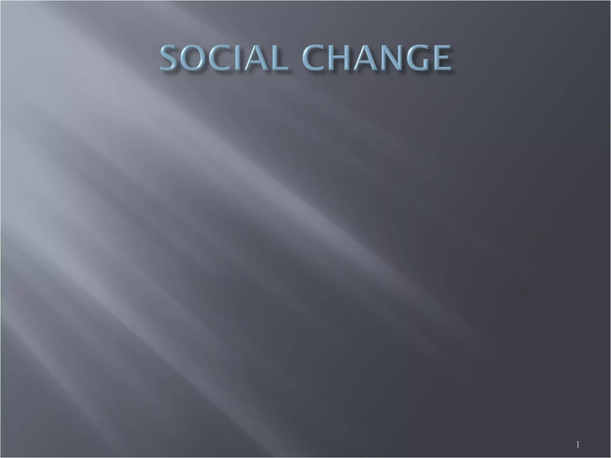 Social change | PPT
