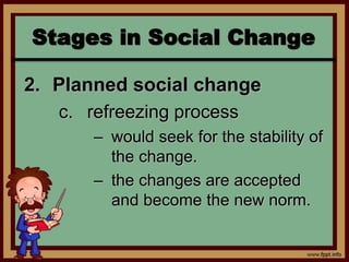 The Sociology of Social Change in Society | PPTX