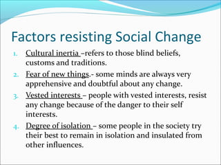 Social change | PPT