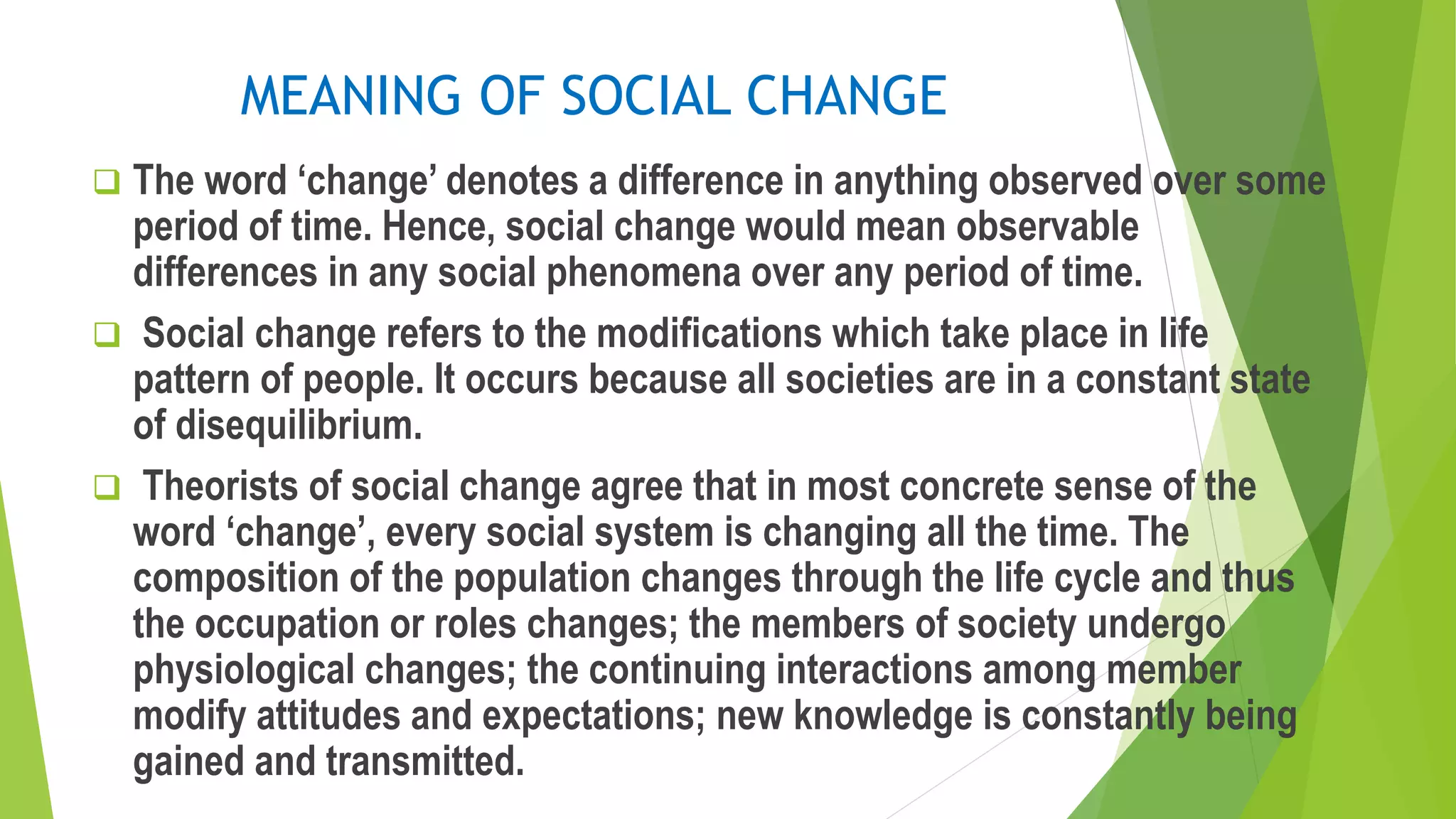 Social change | PPTX