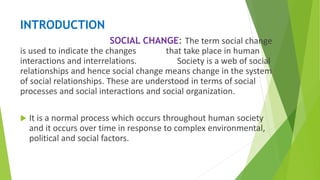Social change | PPTX