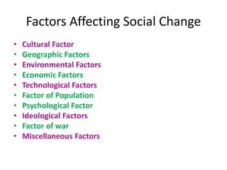 Social change and Role of Education in the Process of Social Change | PPTX