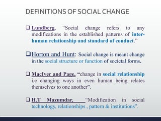 Social change | PPT
