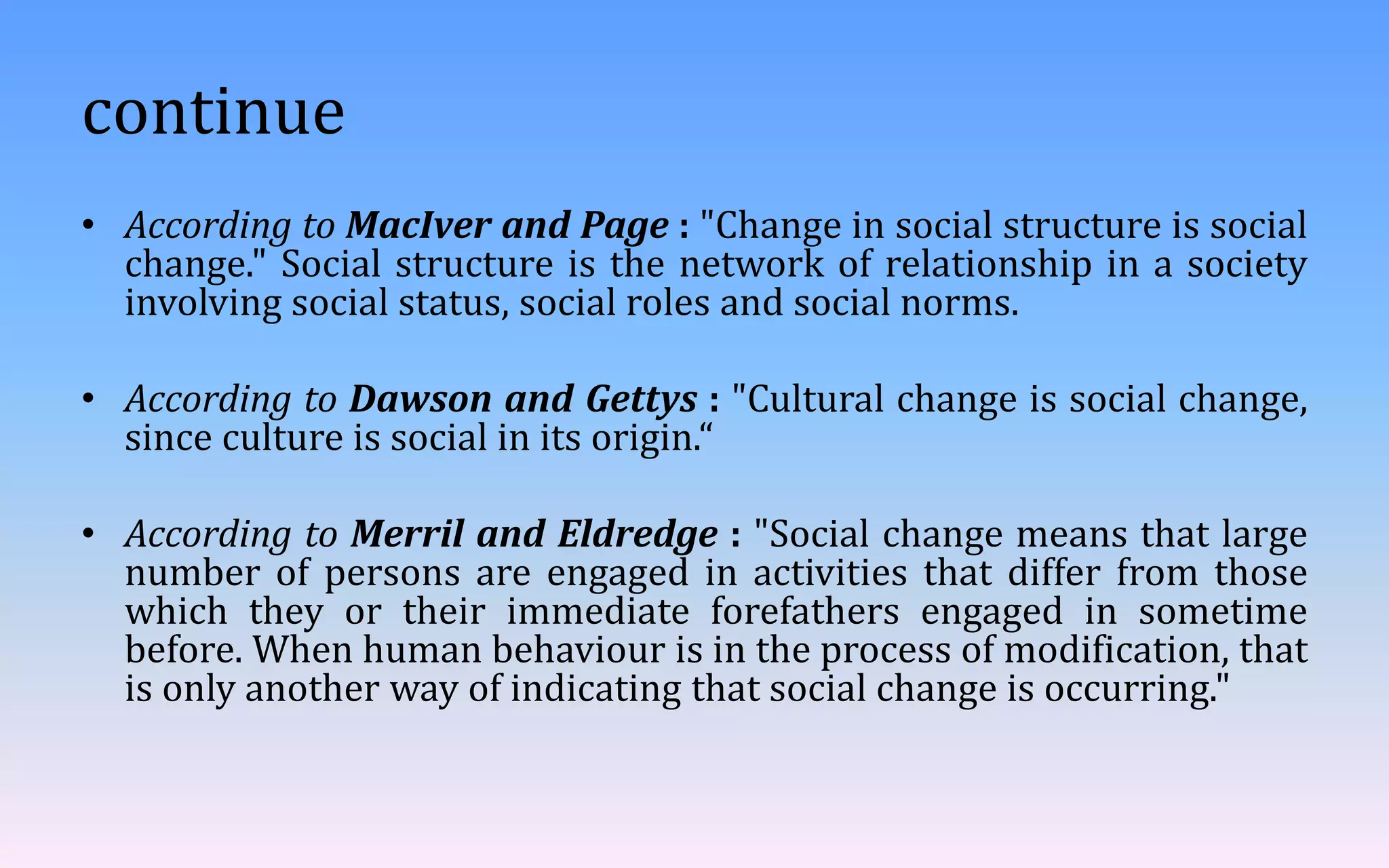 Social change | PPTX