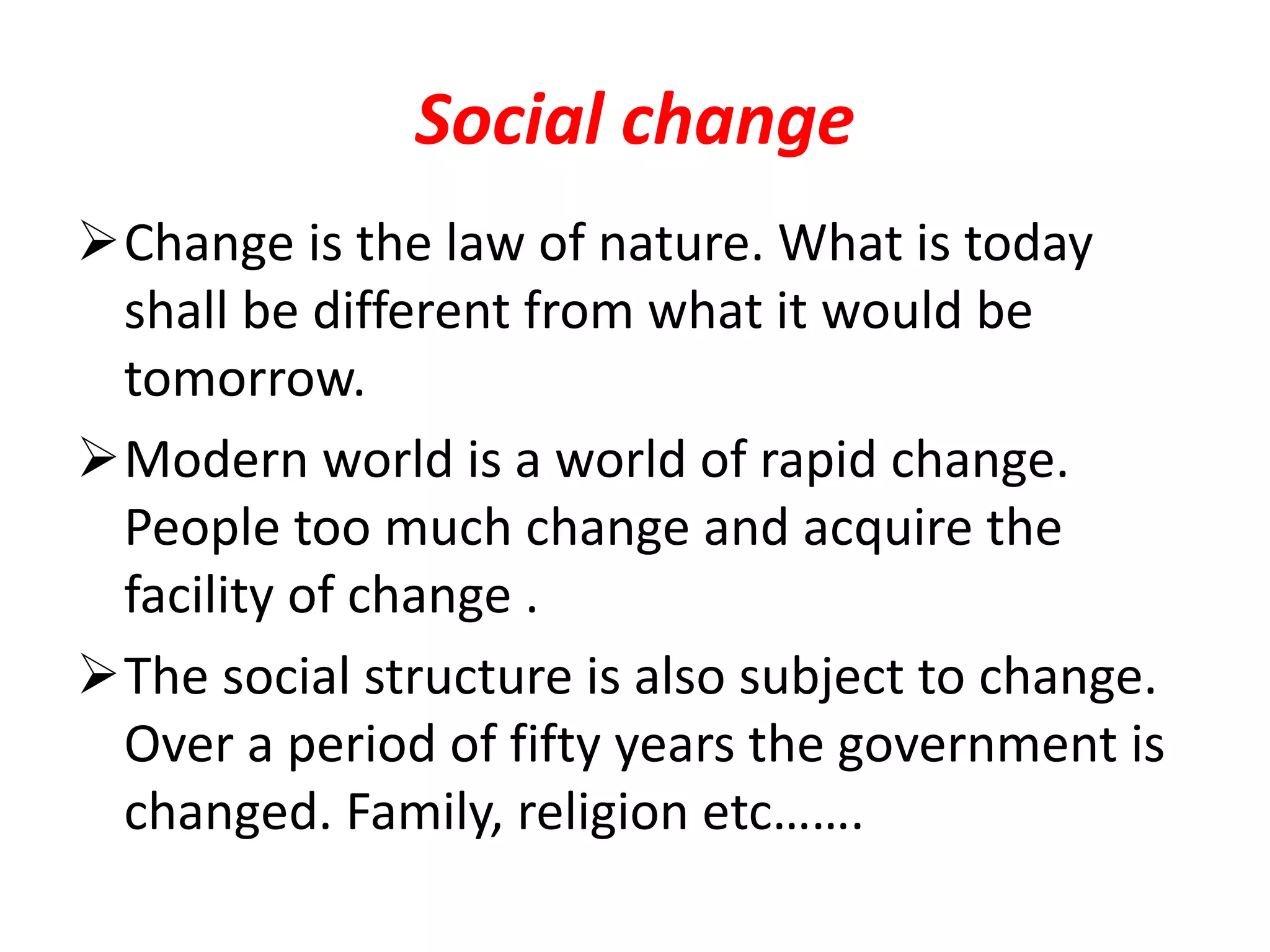 Social change | PPTX