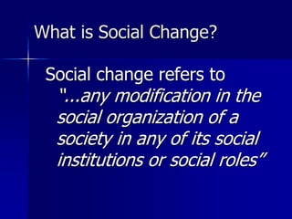Social change | PPT