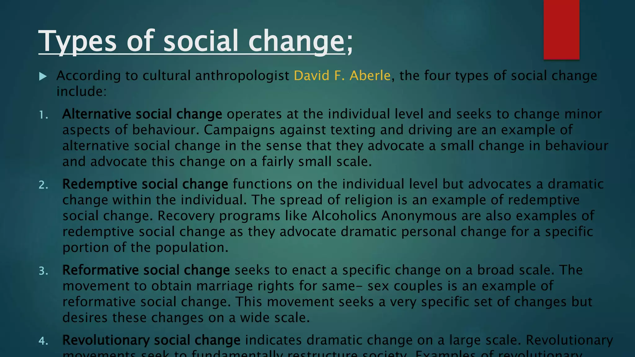 Social change.ppt | Science