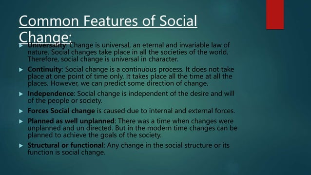 Social change.ppt | Science