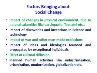 Social Change.pptx subject : sociolgy.... | PPTX