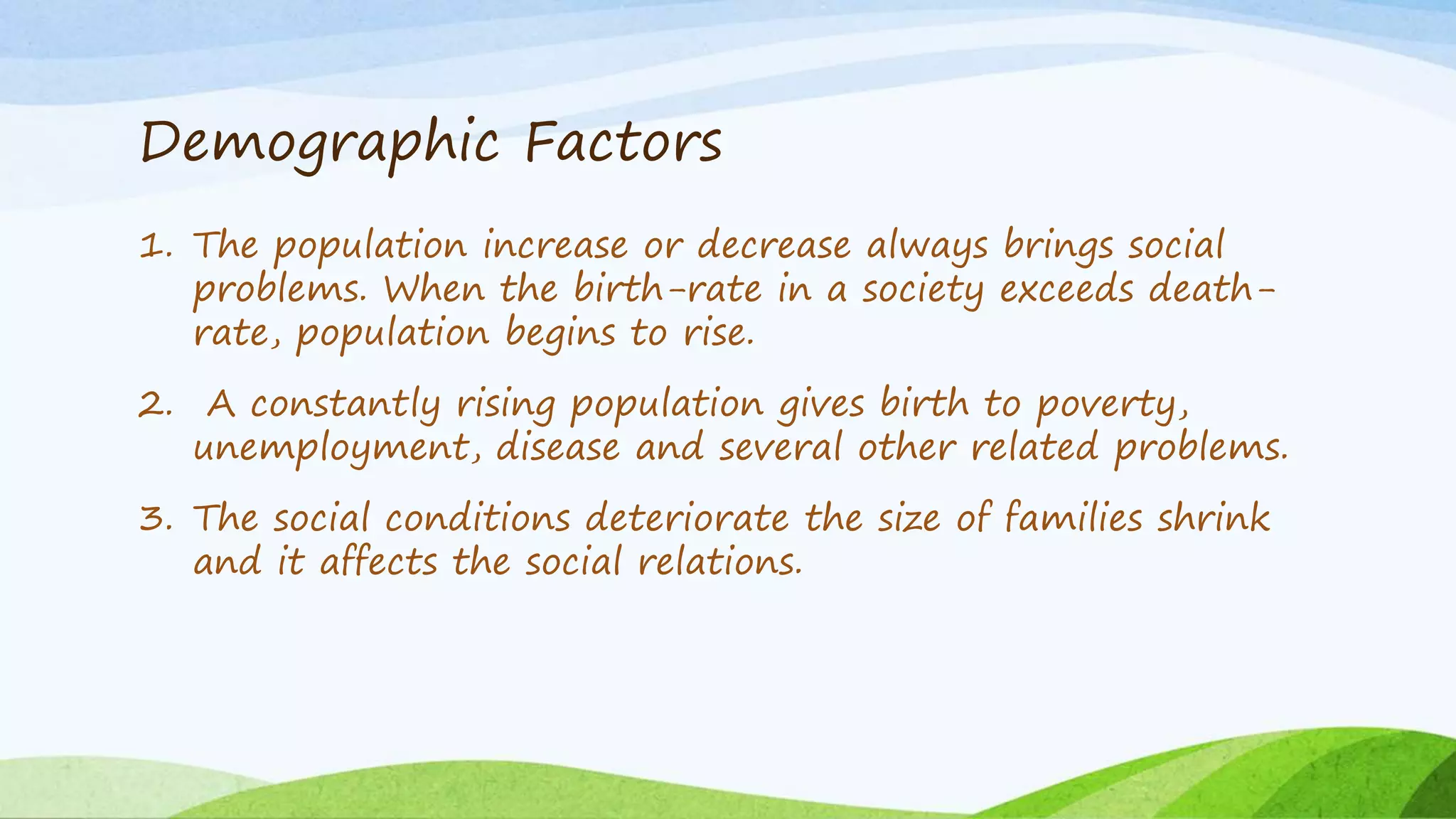 Social change and its factors | PPTX