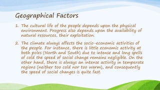 Social change and its factors | PPTX