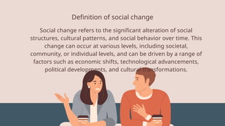 Social Change Education Presentation in Illustrated Colorful Style .pptx