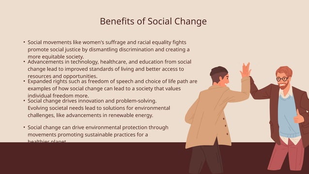 Social Change Education Presentation in Illustrated Colorful Style .pptx