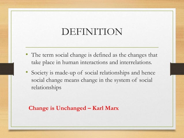 Social change ppt | PPTX