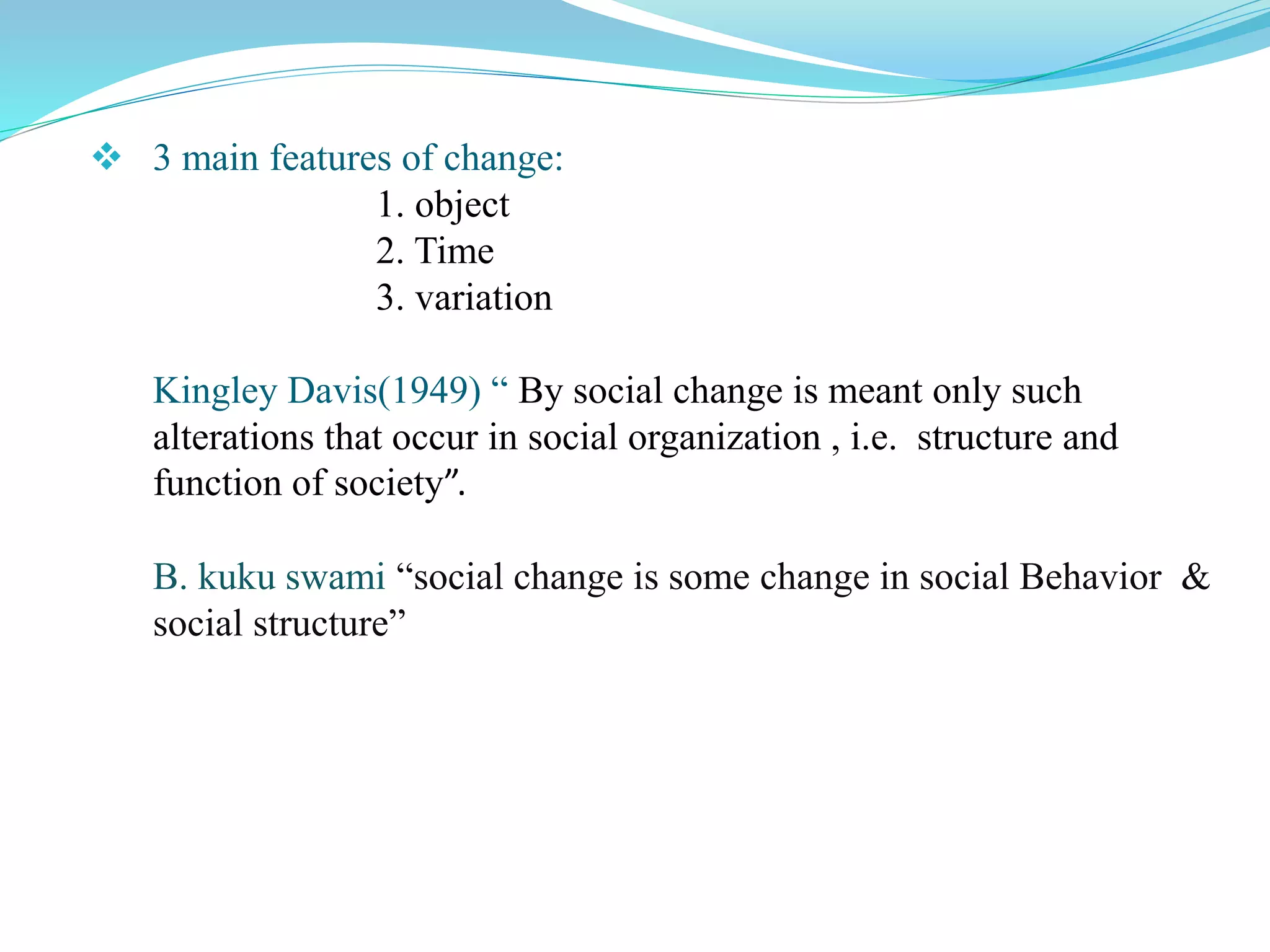 Social Change by SUVOJIT GHOSH & SK AHAMMED | PPT