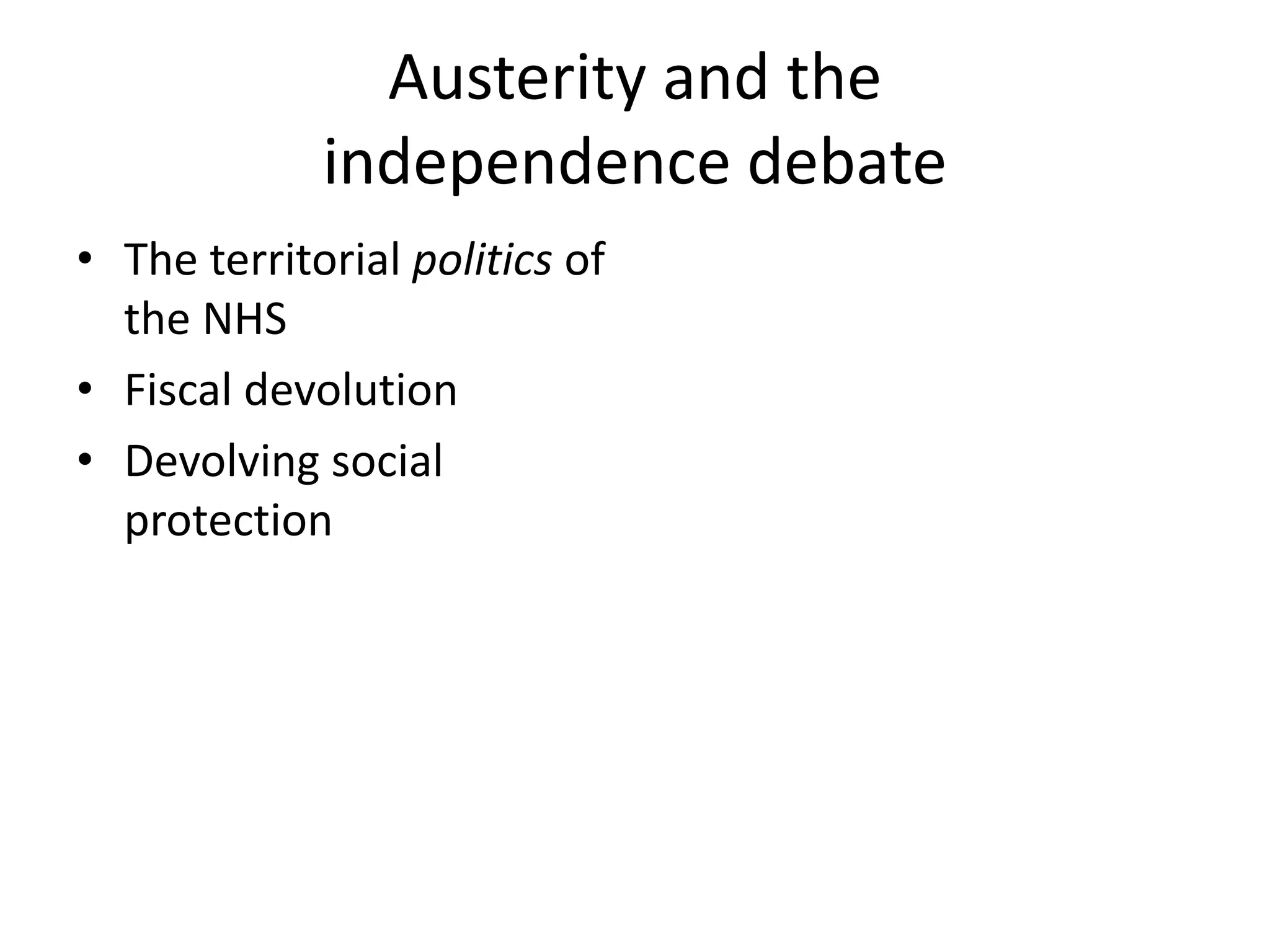 Social citizenship after devolution | PPT
