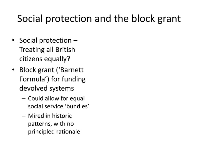 Social citizenship after devolution | PPT