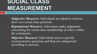 SOCIAL CLASS | PPTX