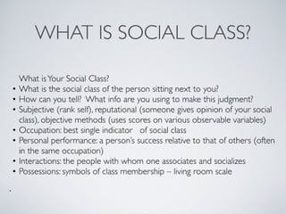 Social class | PDF