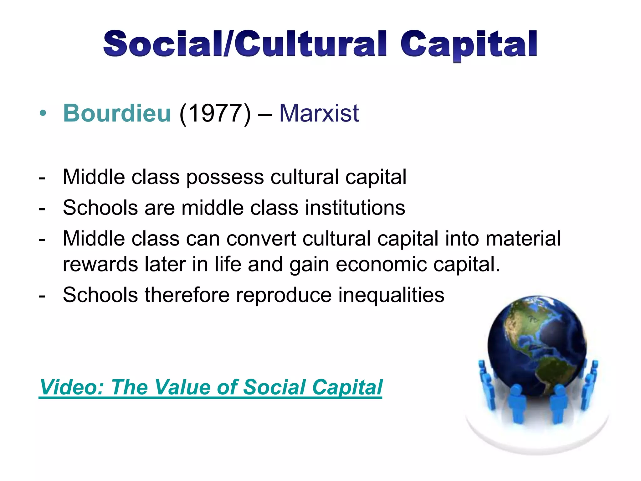 Educational Inequality and Social Class | PPTX