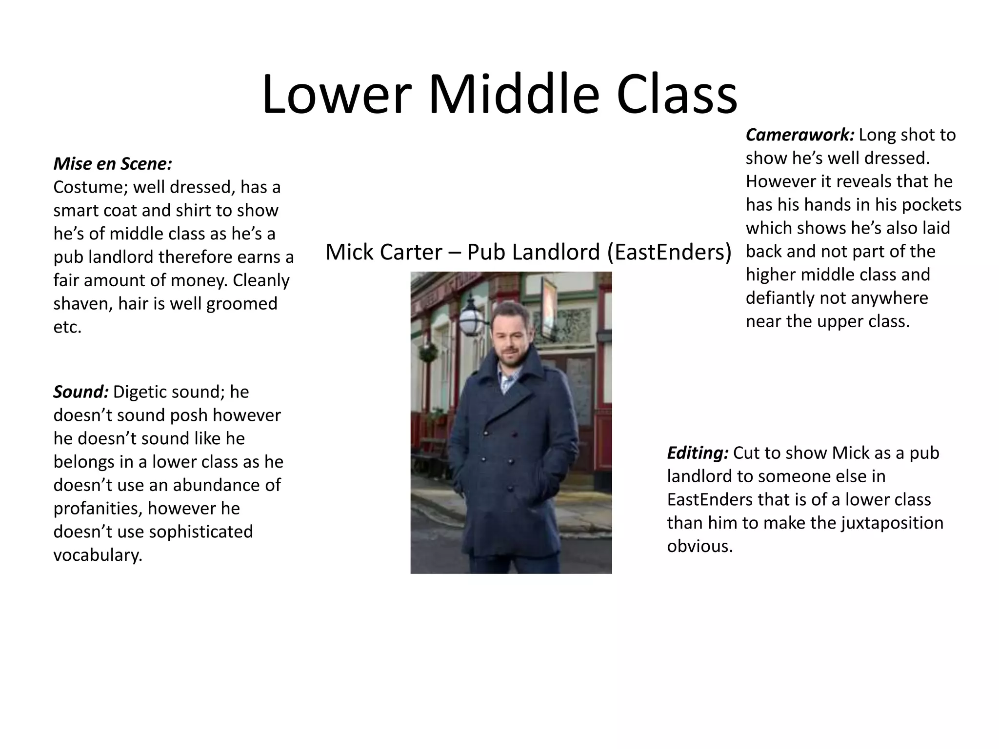 Social Class - Media G322 | PPTX