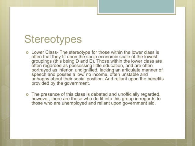 Social Class | PPT