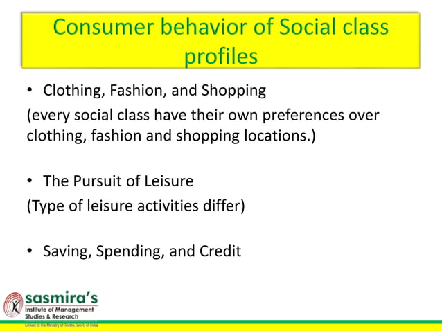 Social class and its characteristics | PPTX