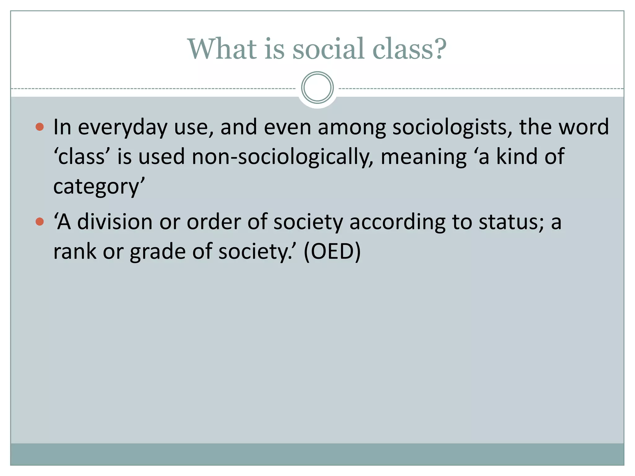 Social class and language | PPTX