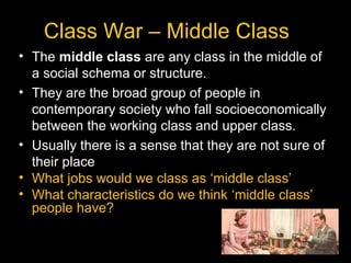 Social class and TV Drama | PPT