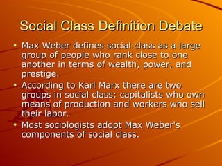 Social class in_the_united_states | PPT