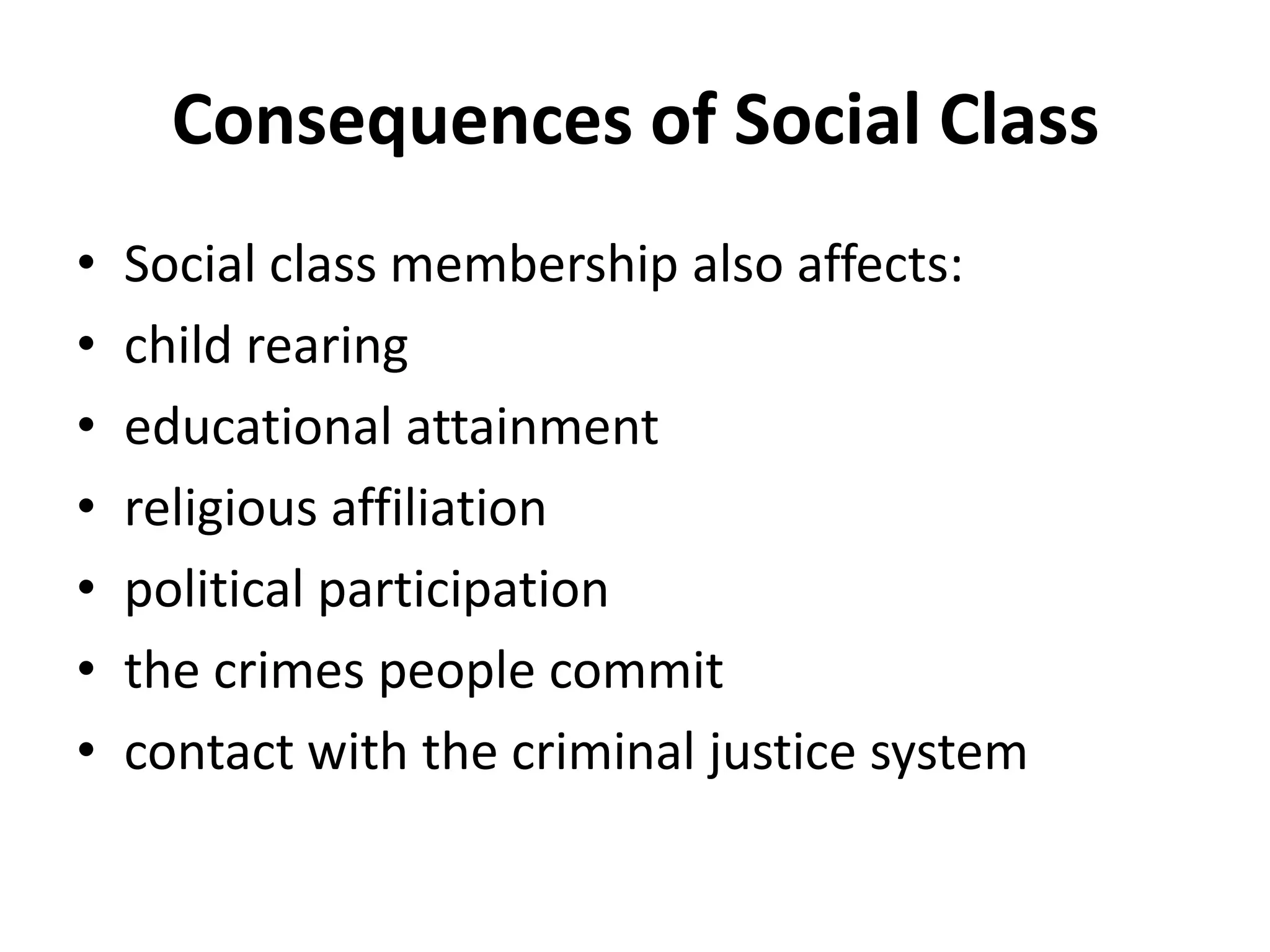 Social class in united states | PPTX