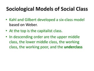 Social class in united states | PPTX