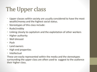 Social class representation | PPT