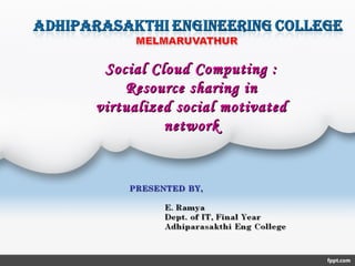 Social cloud | PPT