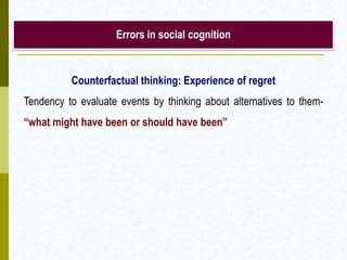 Social cognition: Perceiving self and others | PPT