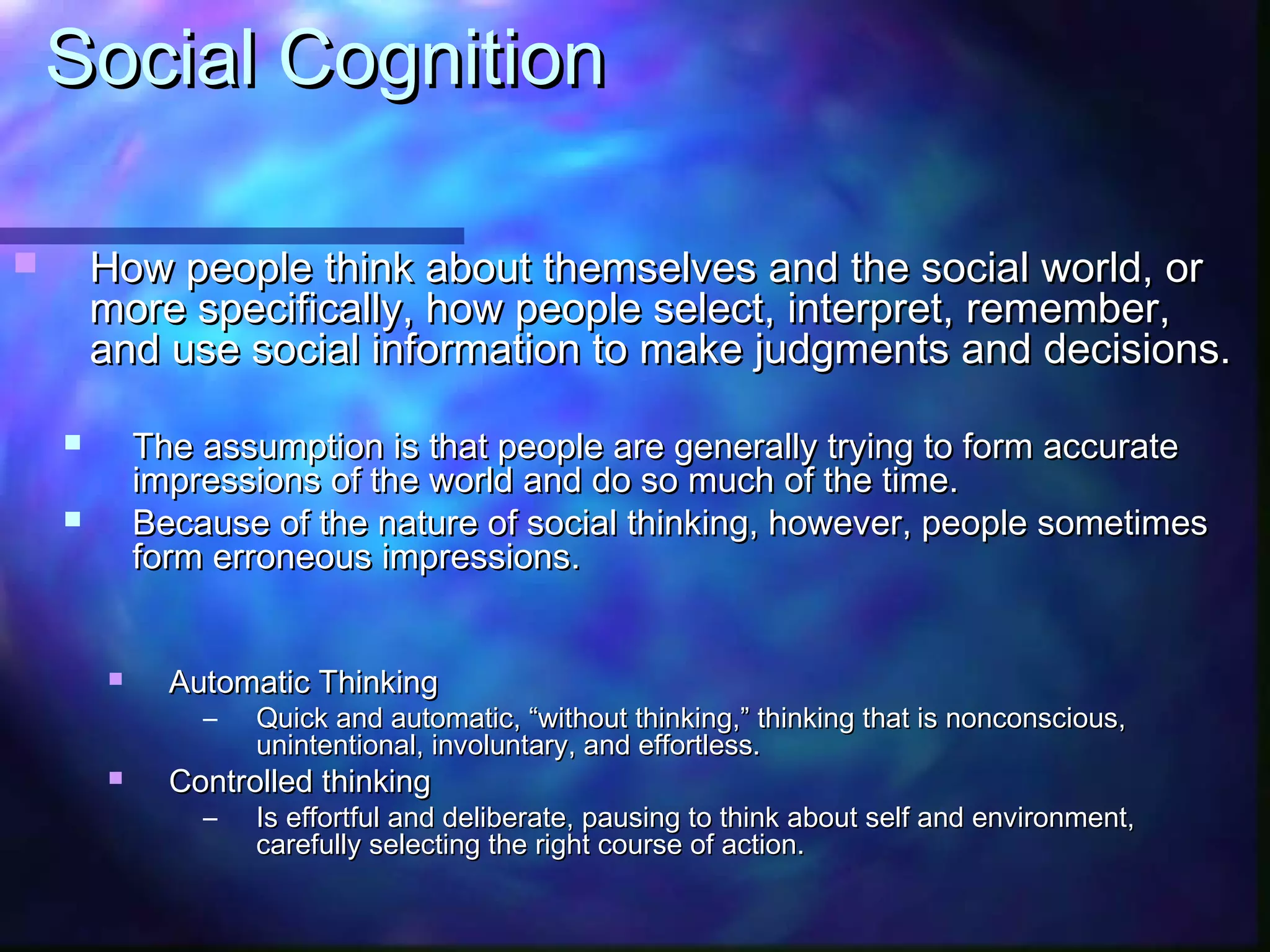 Social cognition | PPT