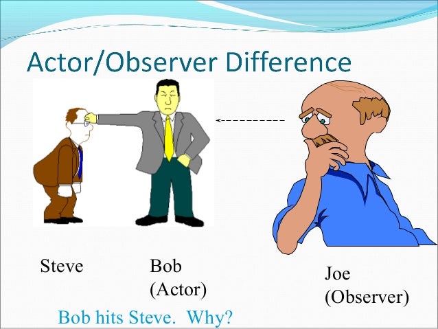 Actor observer bias define - portablegolf