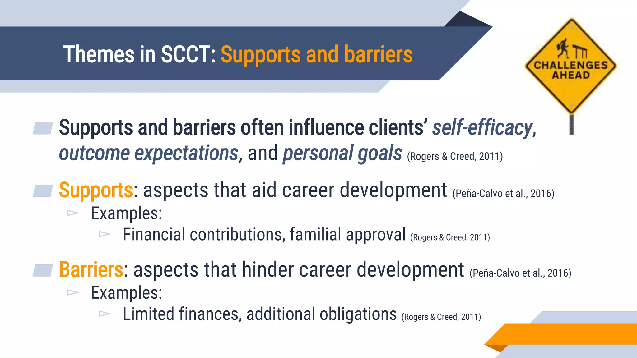 Social Cognitive Career Theory (SCCT) - Caitlin Lambert | PPTX