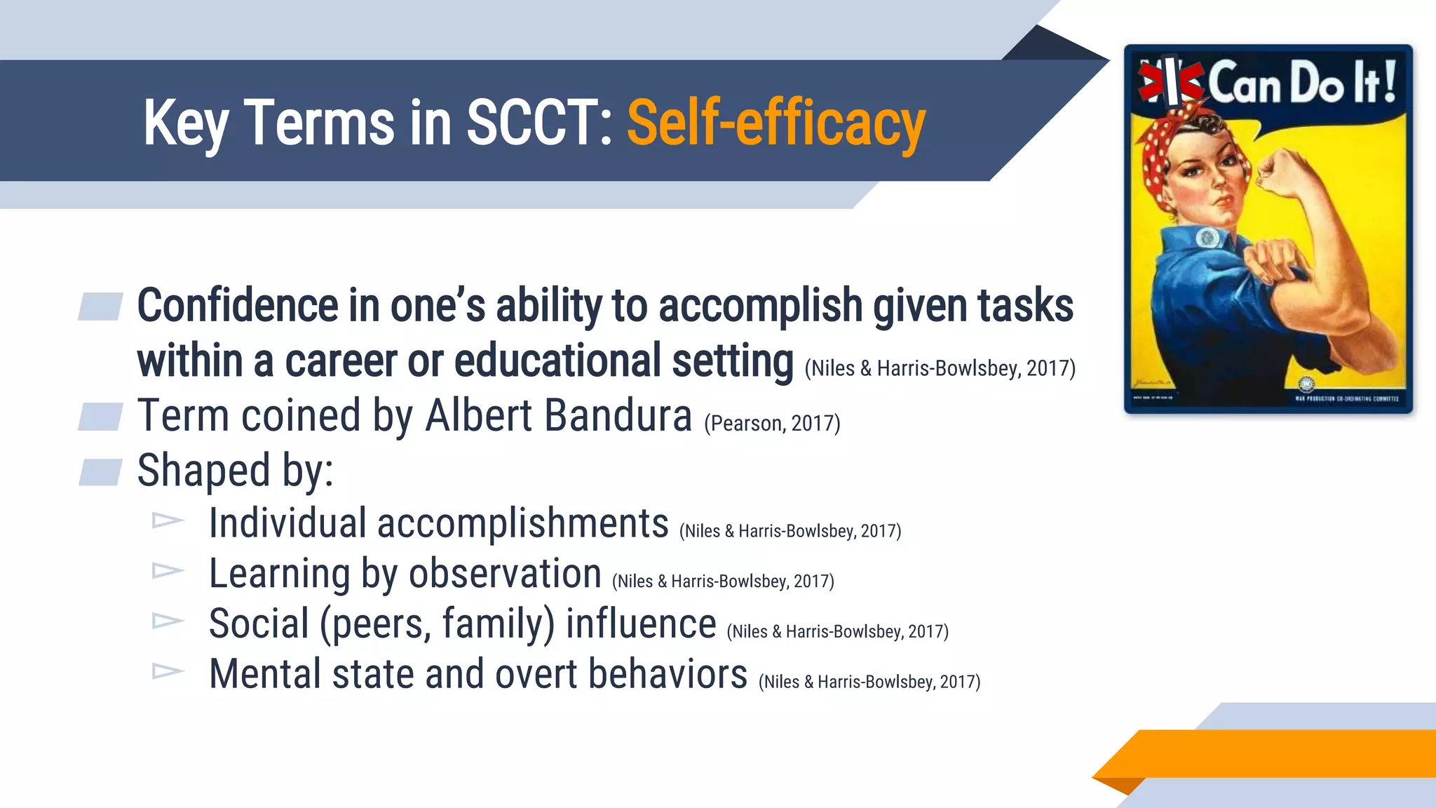 Social Cognitive Career Theory (SCCT) - Caitlin Lambert | PPTX