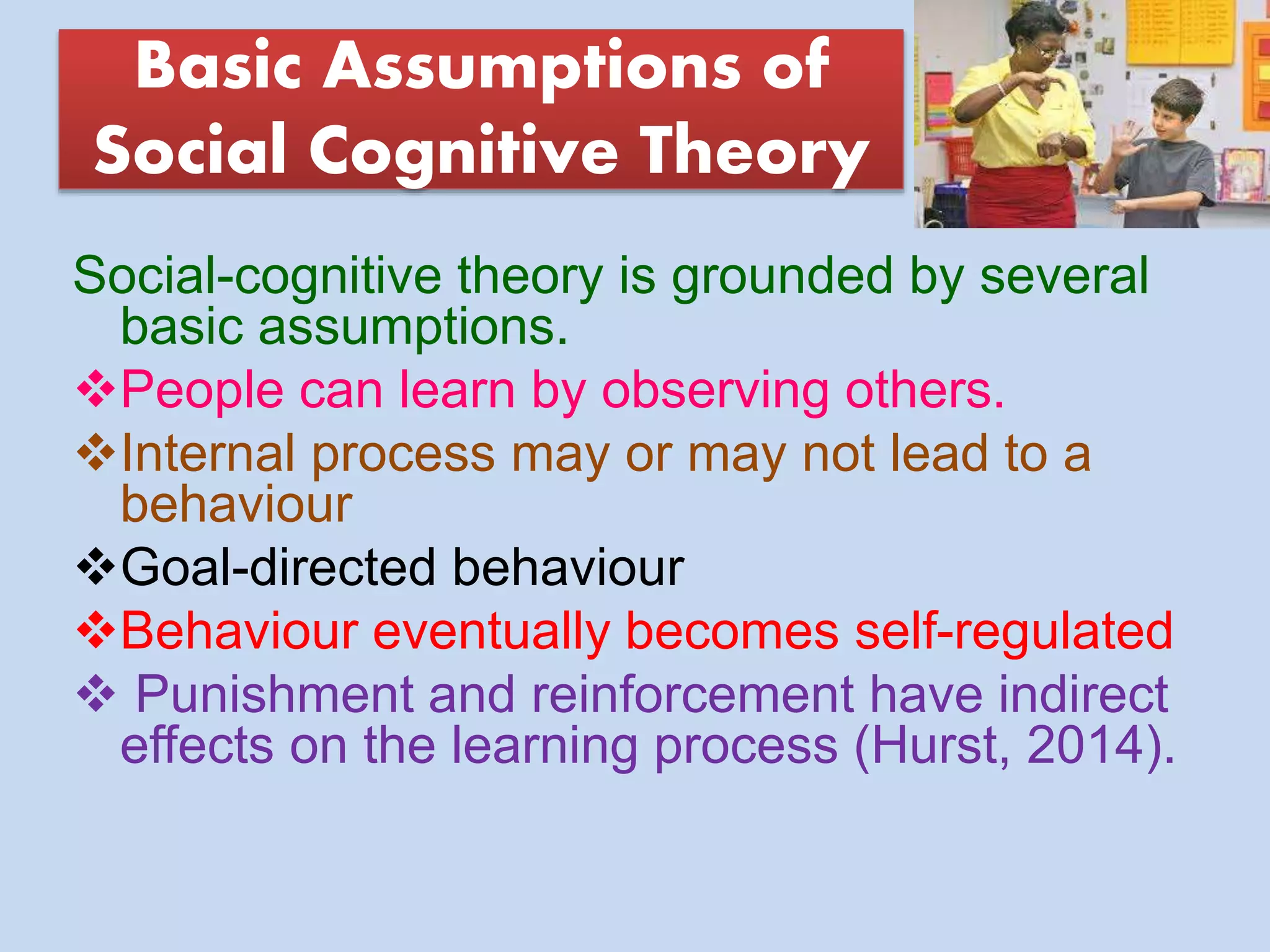 Social cognitive learning – Albert Bandura | PPTX