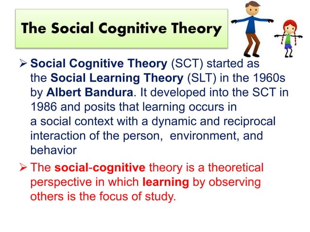 Social cognitive learning – Albert Bandura | PPTX