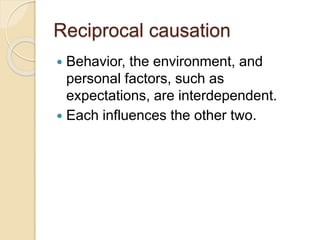 Social cognitive theory | PPTX