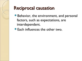 Social cognitive theory | PPT