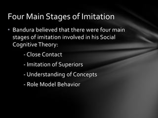 Social Cognitive theory | PPTX