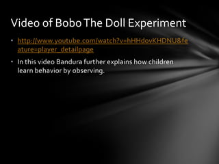 Social Cognitive theory | PPTX