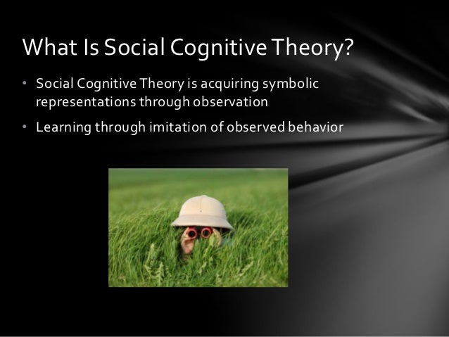 Social Cognitive theory