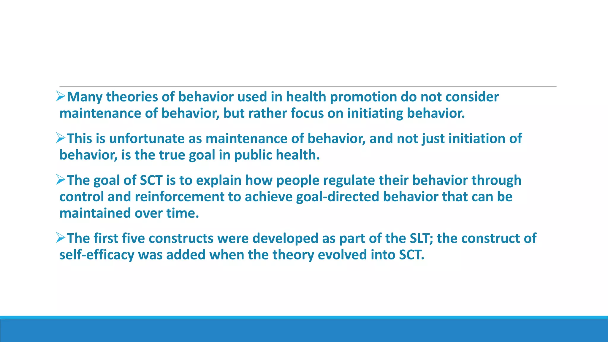 Social cognitive theory | PPTX