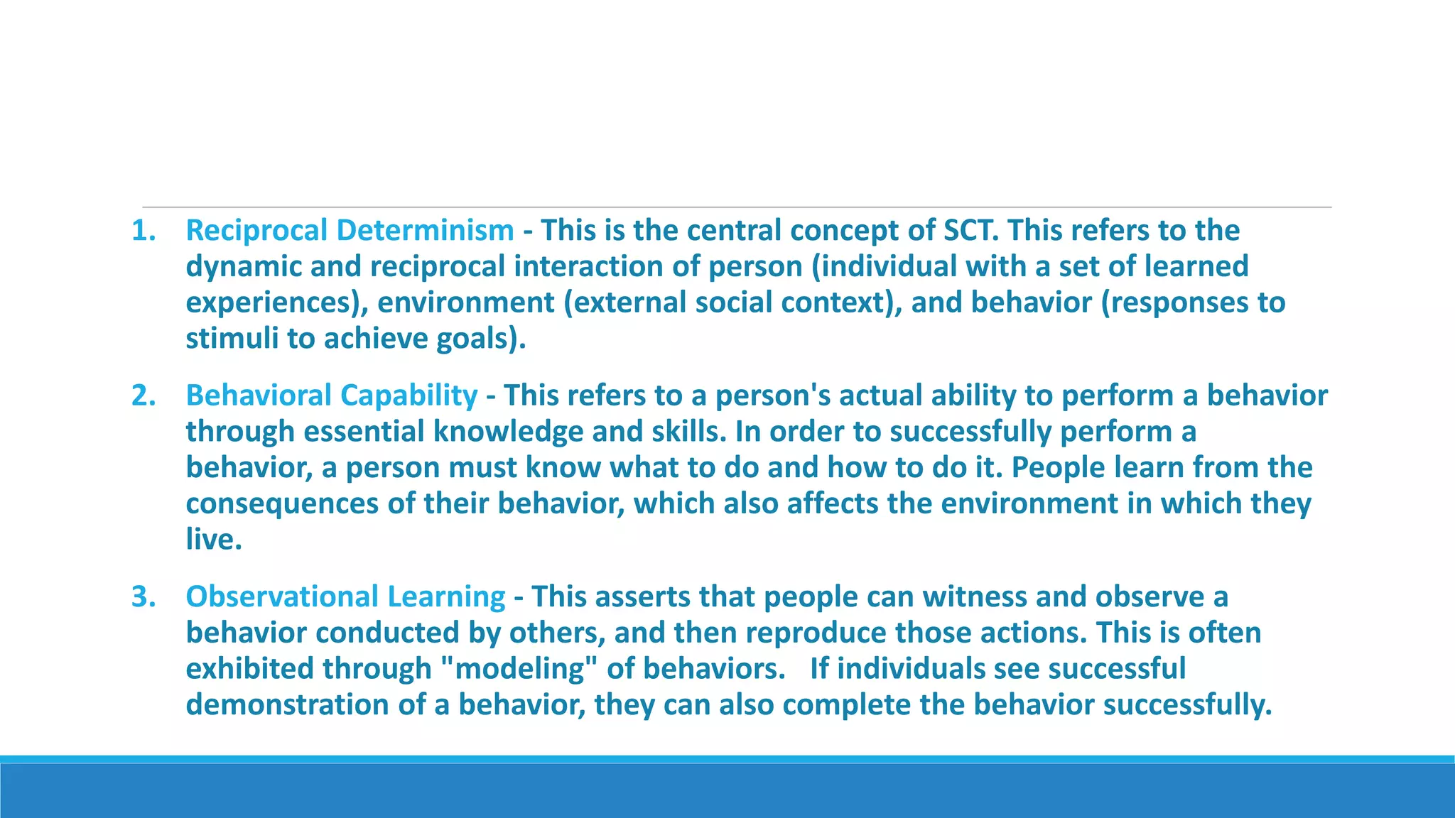 Social cognitive theory | PPTX